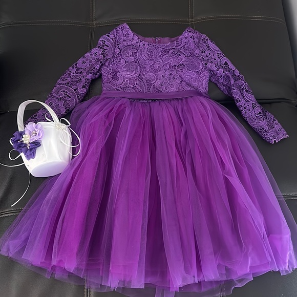 Dresses Flower Girl Dress With Flower Basket Poshmark